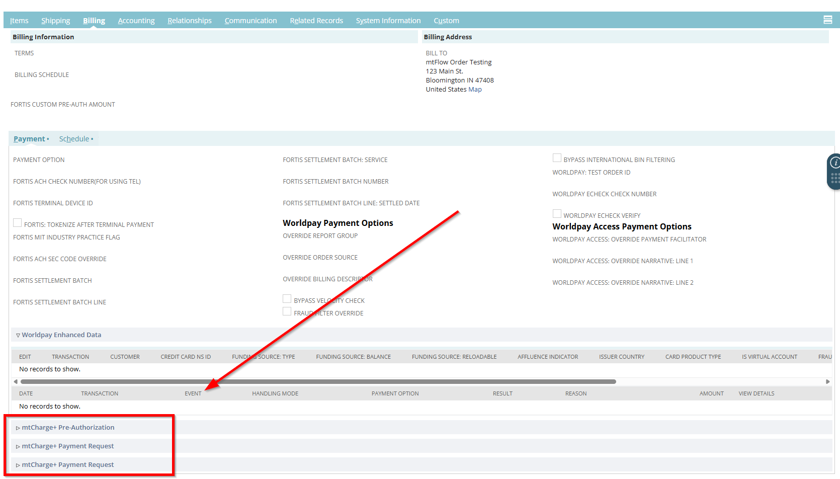 Locating mtCharge+ transaction history in NetSuite – MarketTime Support ...